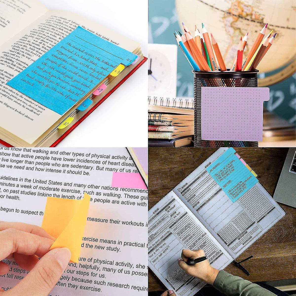 Sticky Notes, 7 Types Post It Notes, For Marking Pages | Fruugo AU