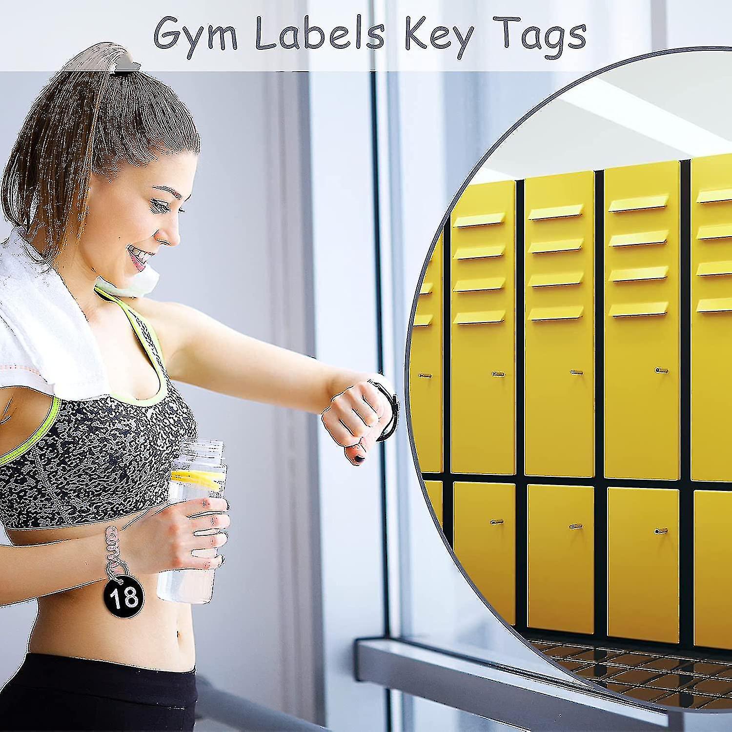 Black Number Tags 1-50 Plastic Numbered Tokens Plastic Table Numbers ...