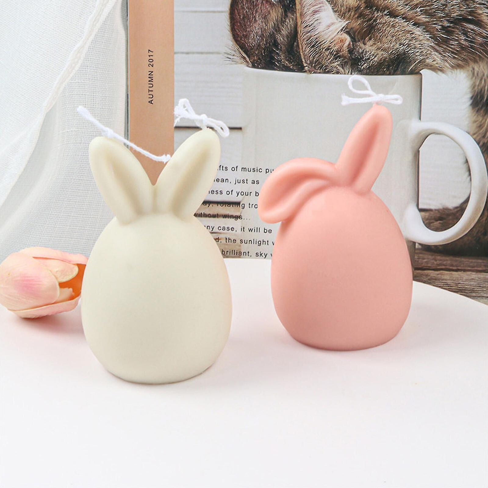 Easter Rabbit Silicone Moulds, 3d Easter Bunny Candle Moulds, Soap ...