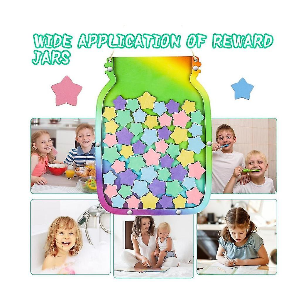 Classroom Reward Jars For Kids Toddlers Star Jar Reward System ...