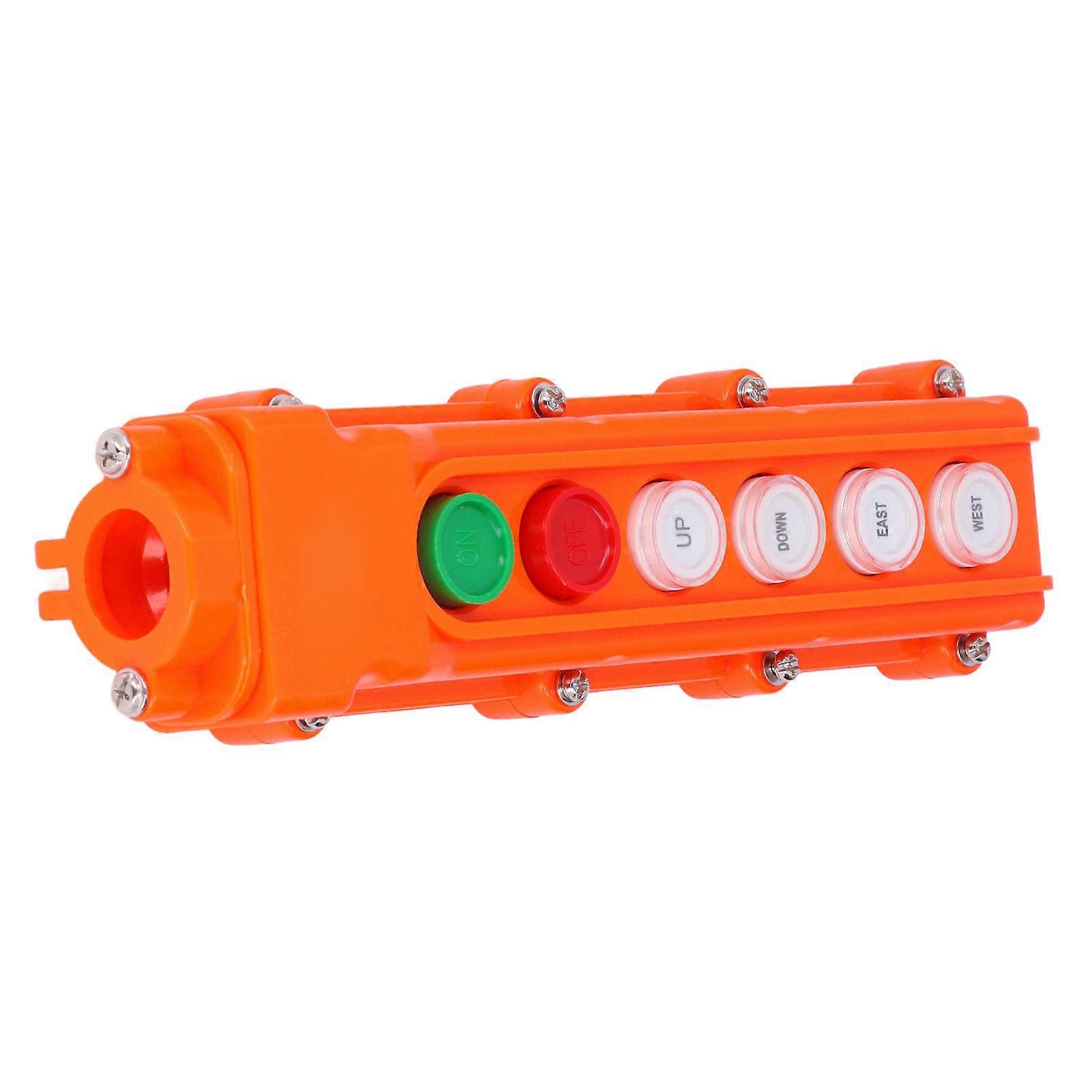 Crane Controller Hoist Remote Control Station Push Button Switch 6 Ways COB?62A 220V/500V ...