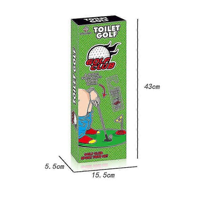 Toilet Golf, Potty Putter Set Bathroom Game Mini Golf Set Golf Putting ...