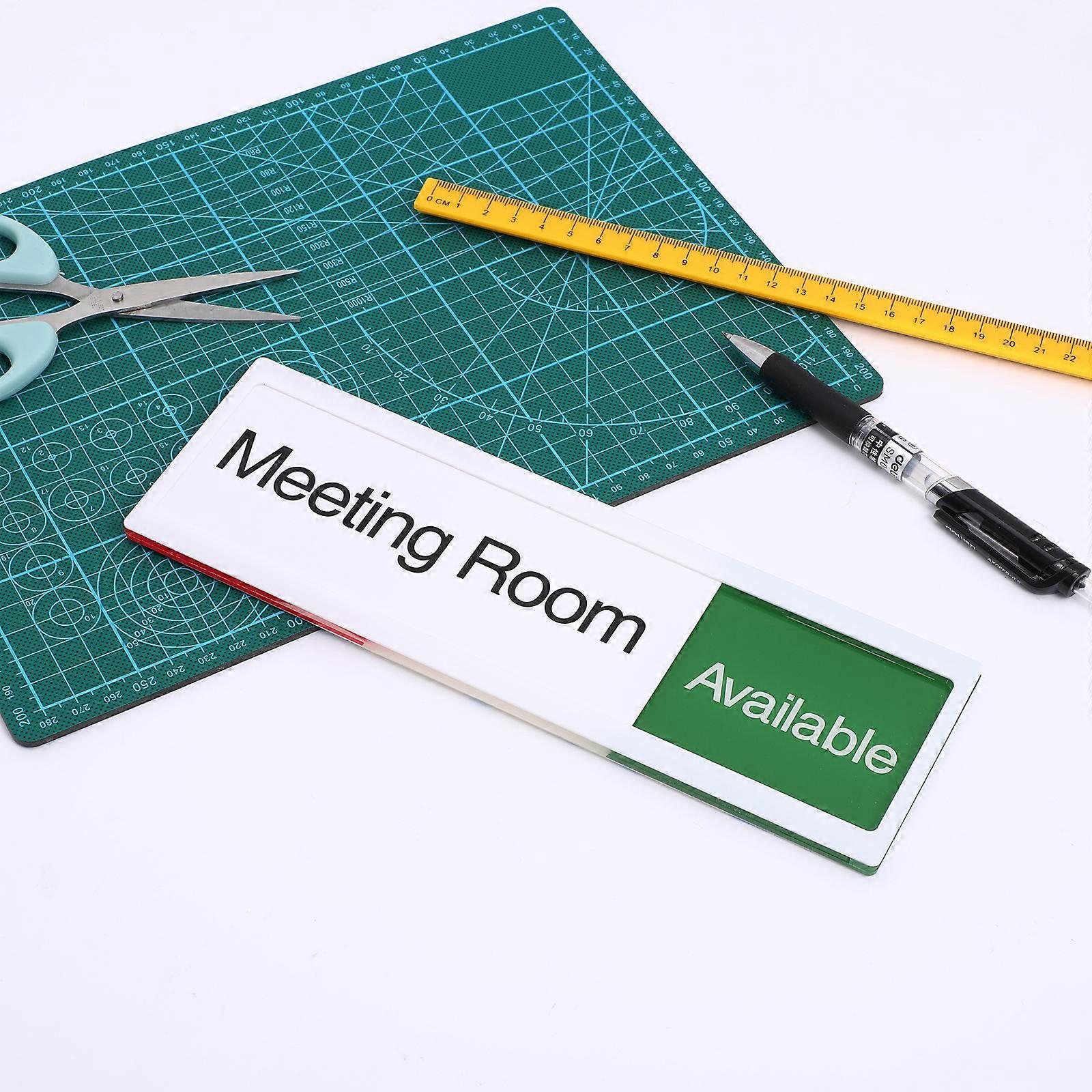 Office Door Sign Meeting Room In Use Available Sign Practical Slide ...