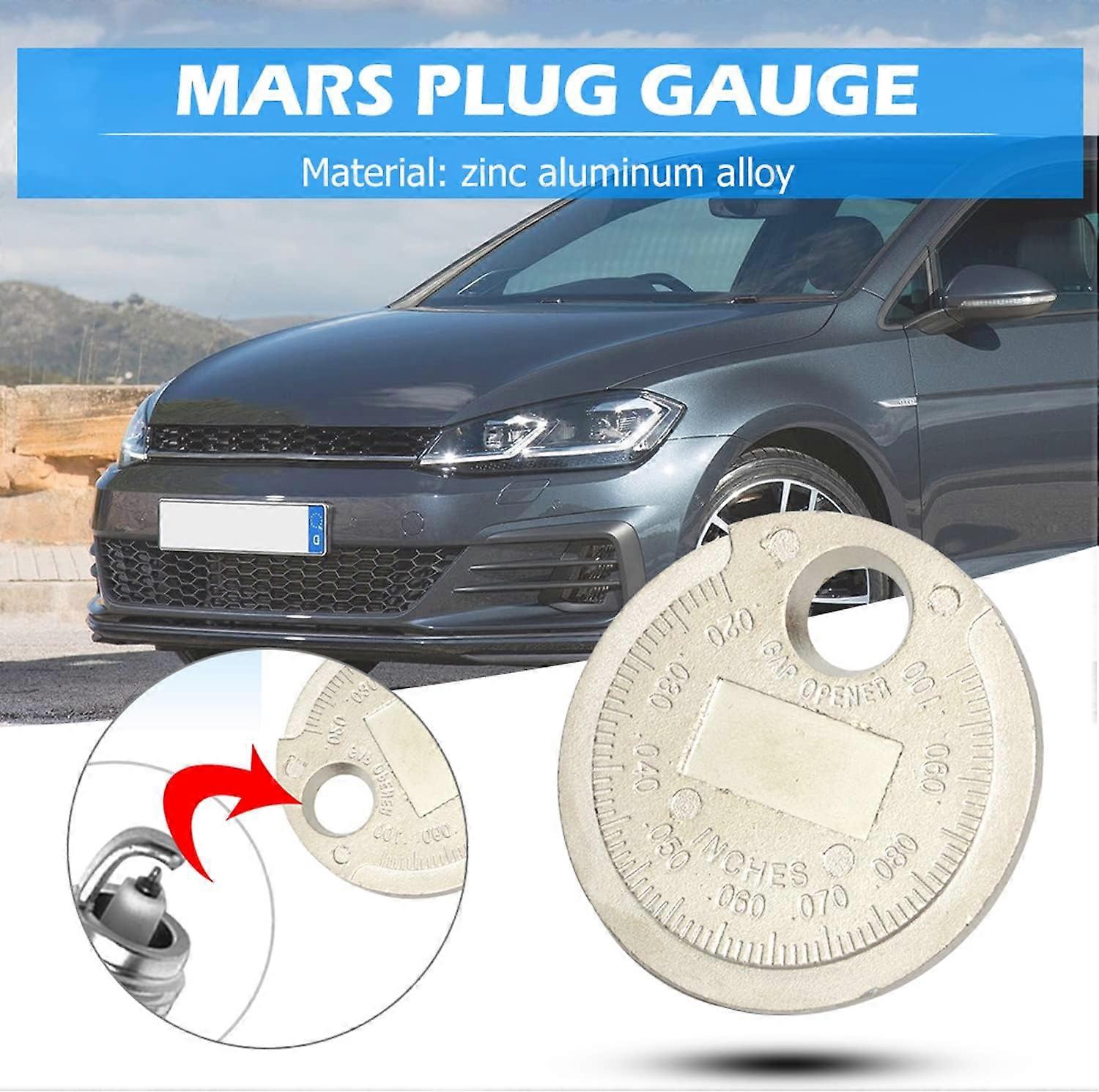 Gauge Wire Plug Gap, Spark Plug Gap Gauge Measuring Tool Scaled from 0. ...