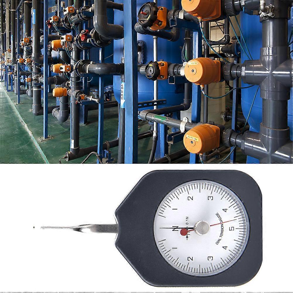 Plastic Pointer Type Double Needles Tension Meter Analog Dial Gauge ...