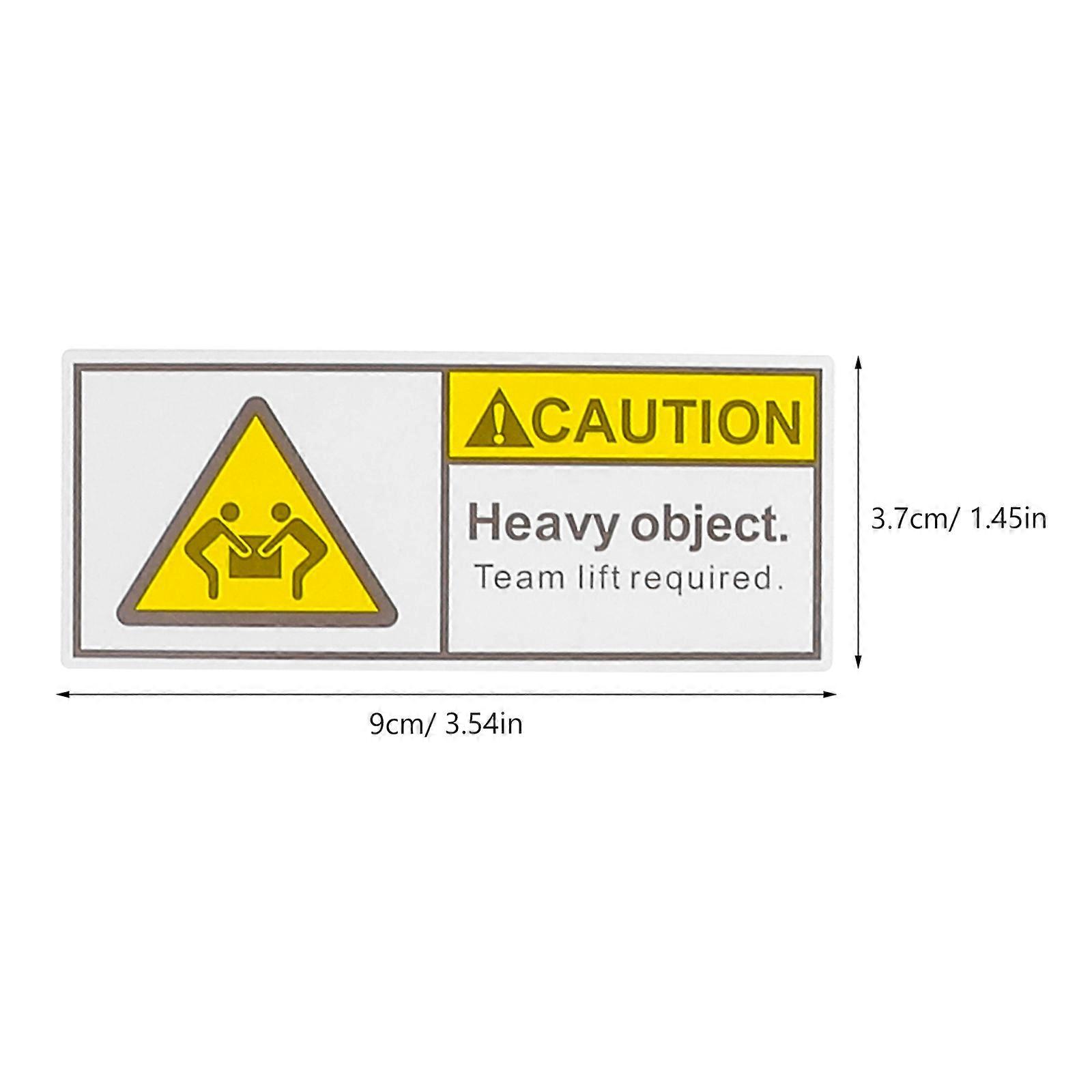 1 Roll Heavy Object Sticker Team Lift Label Sticker Adhesive Label For ...