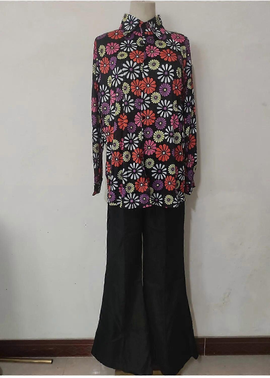 Halloween Couples Retro Groovy 60s 70s Rock Disco Hippie Cosplay ...