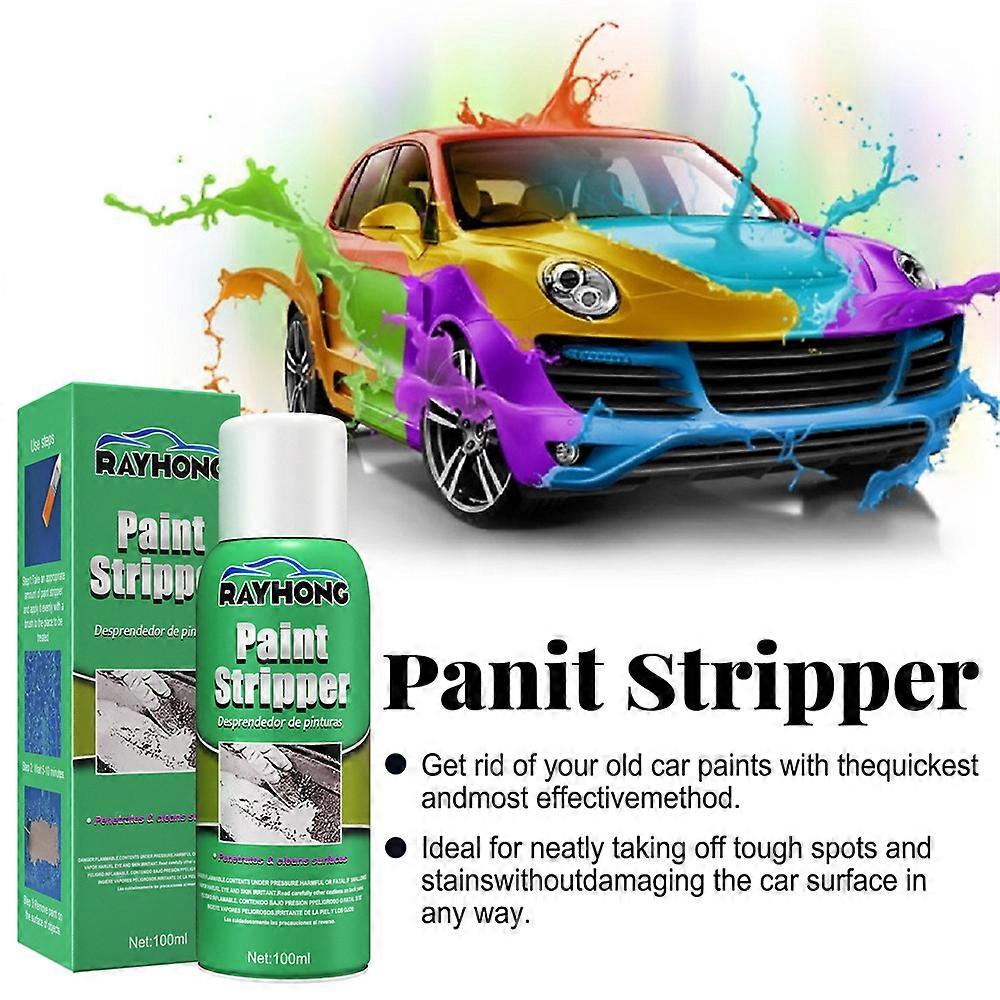 3Pcs Car Paint Remover, Metal Surface Paint Stripper Brush, Fast Acting ...