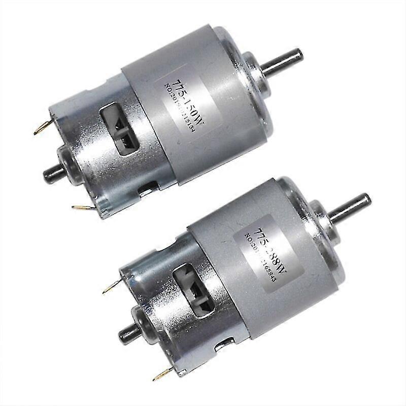 775 Motor DC 12v 24v 80w 150w 288w DC Motor Stort vridmoment Hög effekt ...
