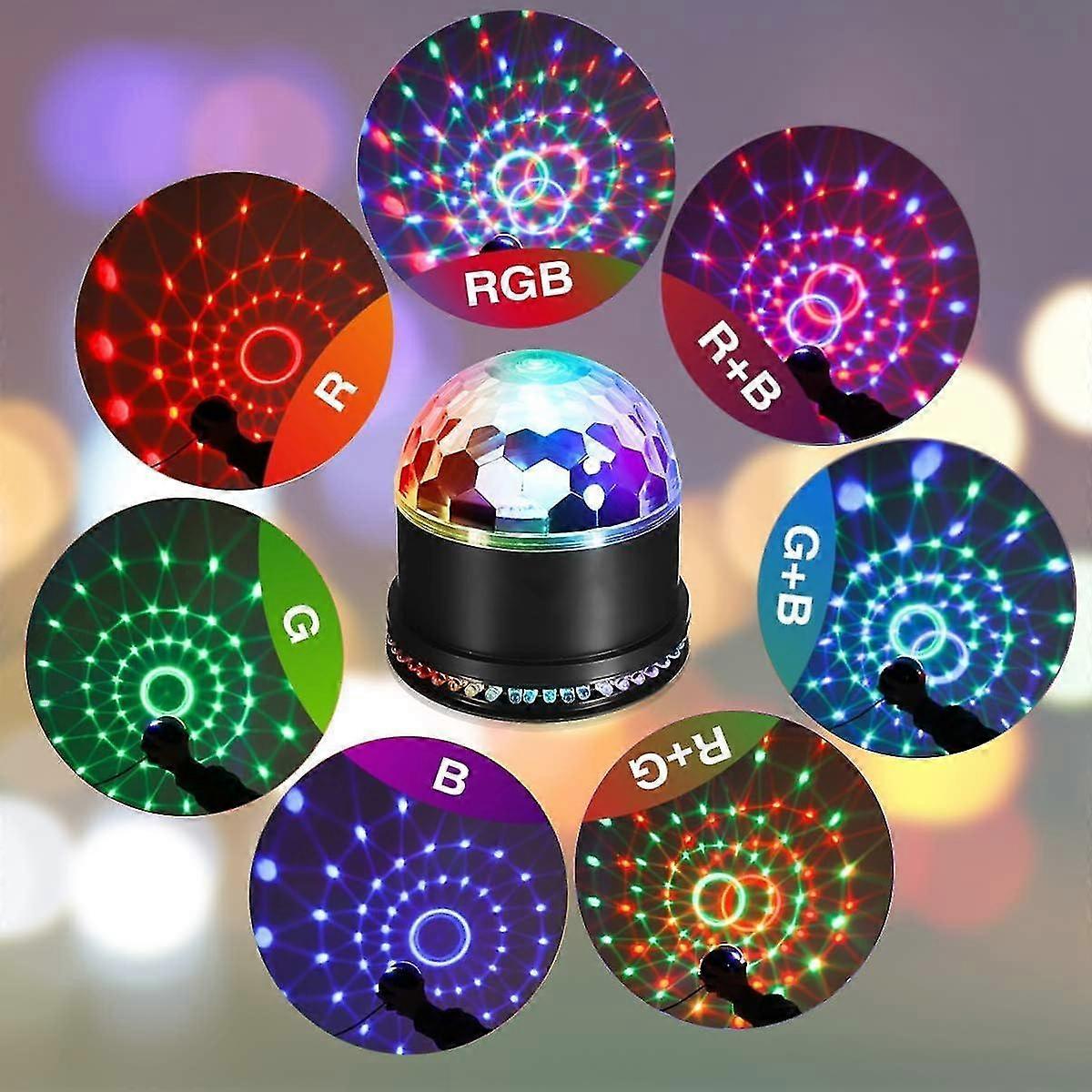 Disco Ball, 5w Led Disco Ball, Rgb Disco Stage Light, Party Light ...