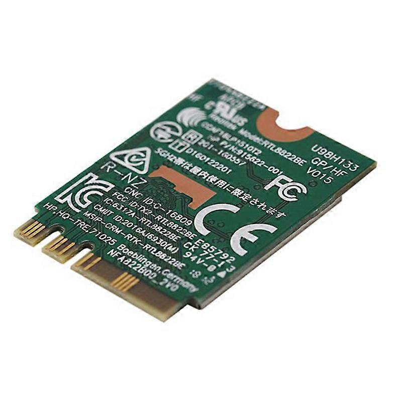 Wireless Network Card RTL8822BE 802.11AC 2.4G/5GHz WiFi Bluetooth 4.1 ...