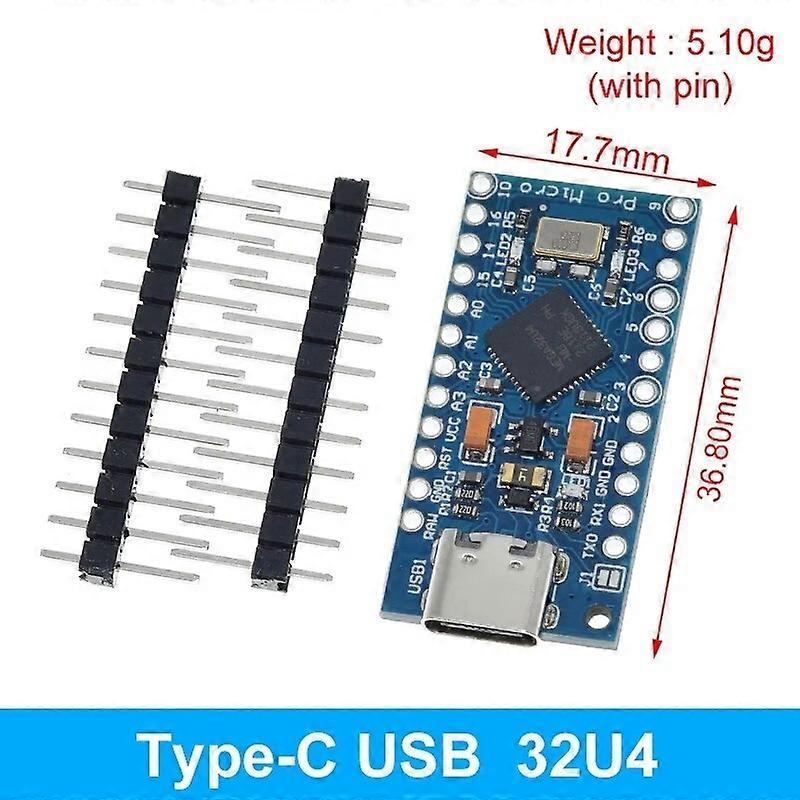 Pro Micro ATmega32U4 5V 16MHz Replace ATmega328 For Arduino Pro Mini ...