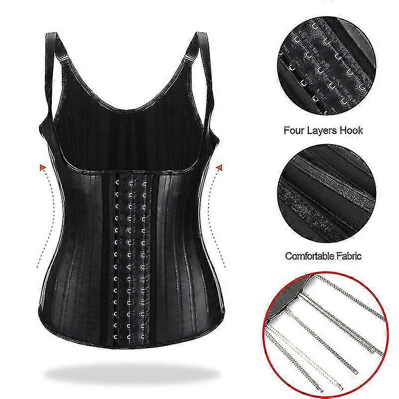 Latex Waist Trainer Women Binders Shapers Modeling Strap Corset Girdles ...