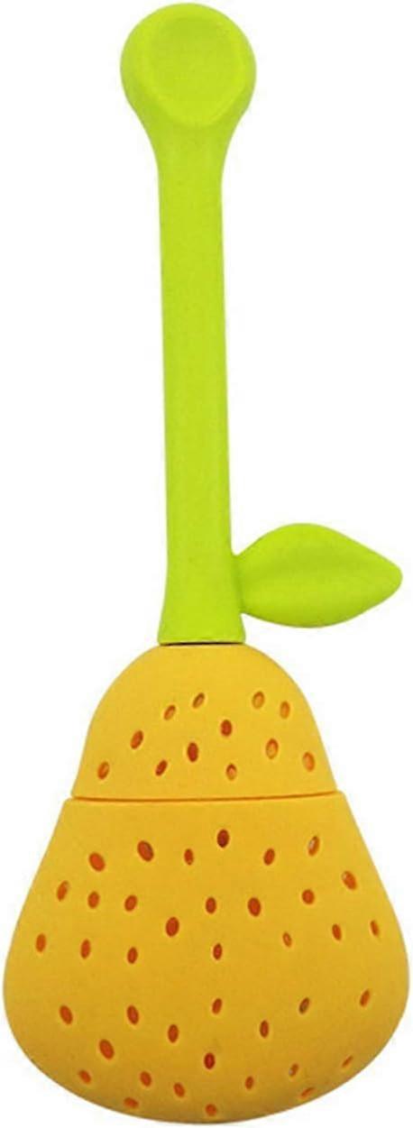 Silicone Tea Infuser,Pear Fruit Shape Tea Infuser Strainer,Reusable ...