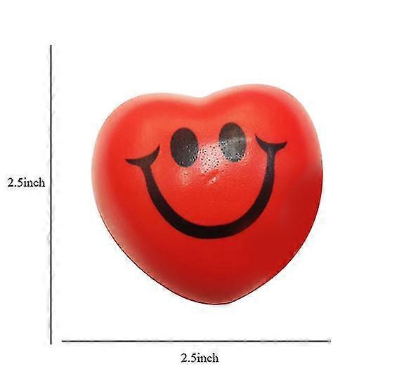 12 heart-shaped smiling face pressure balls, Valentine's Day gift ...