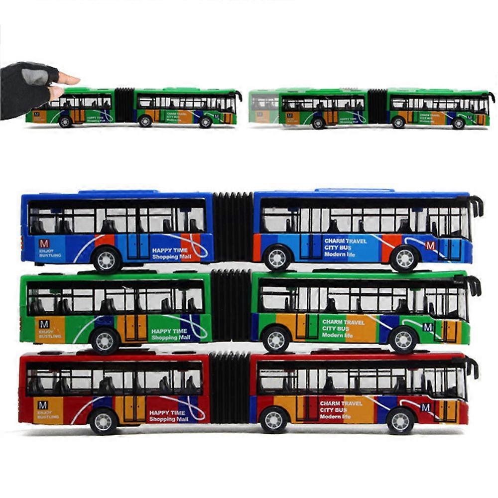 1:64 Alloy Bus Model Vehicles City Express Bus Double Buses | Fruugo UK