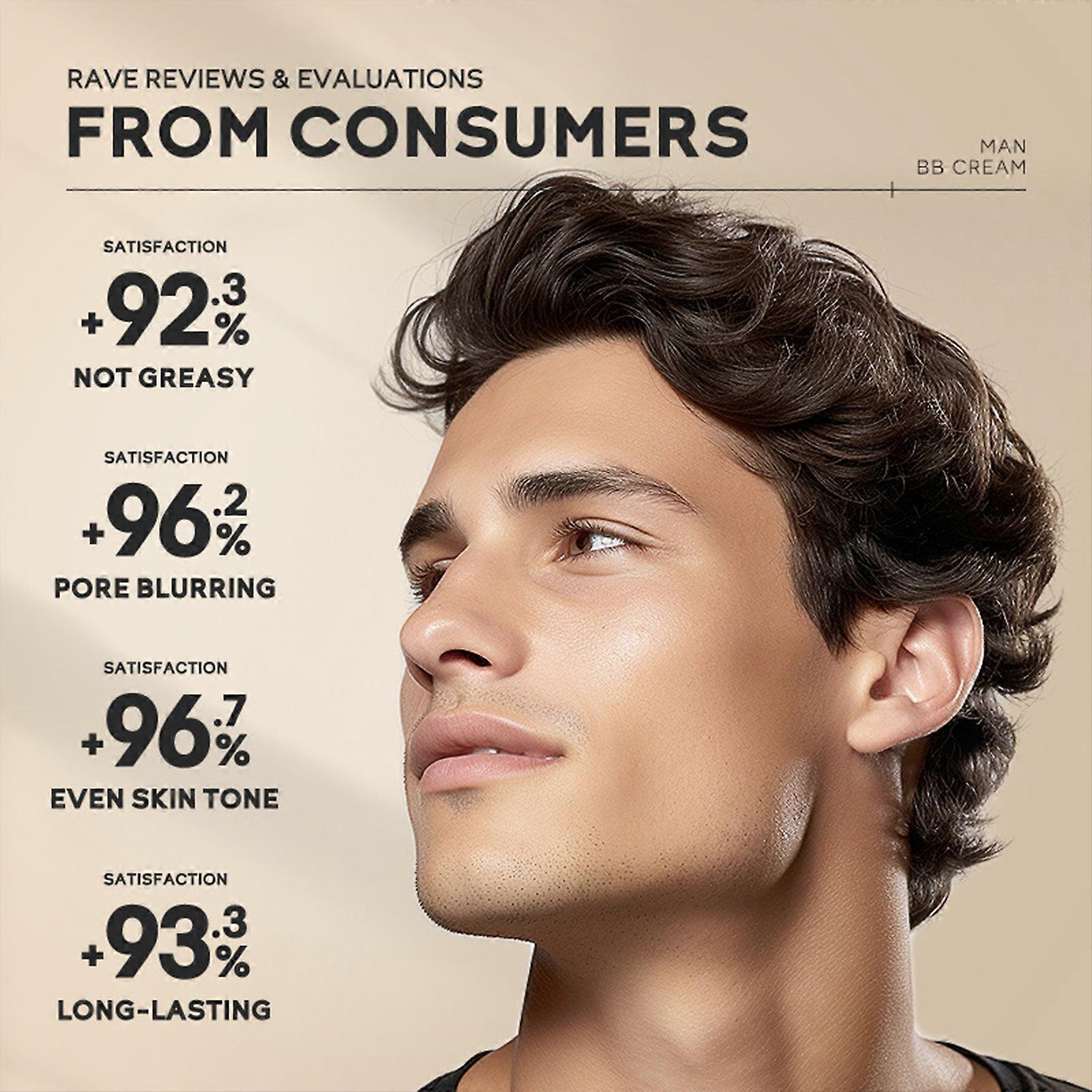 Mens BB Cream, Tinted Moisturiser BB Cream Foundation, Mens Concealer ...