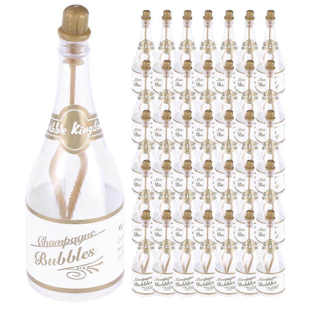 36pcs Empty Bubble Bottles Champagne Bottle Shaped Bubble Bottles ...