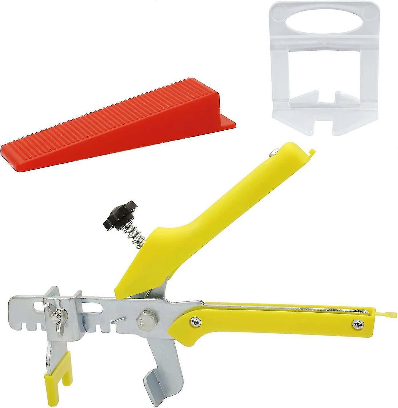 Tile Leveling System - 300 X 2mm Spacer Clips Amp; 100 X Tile Wedges ...