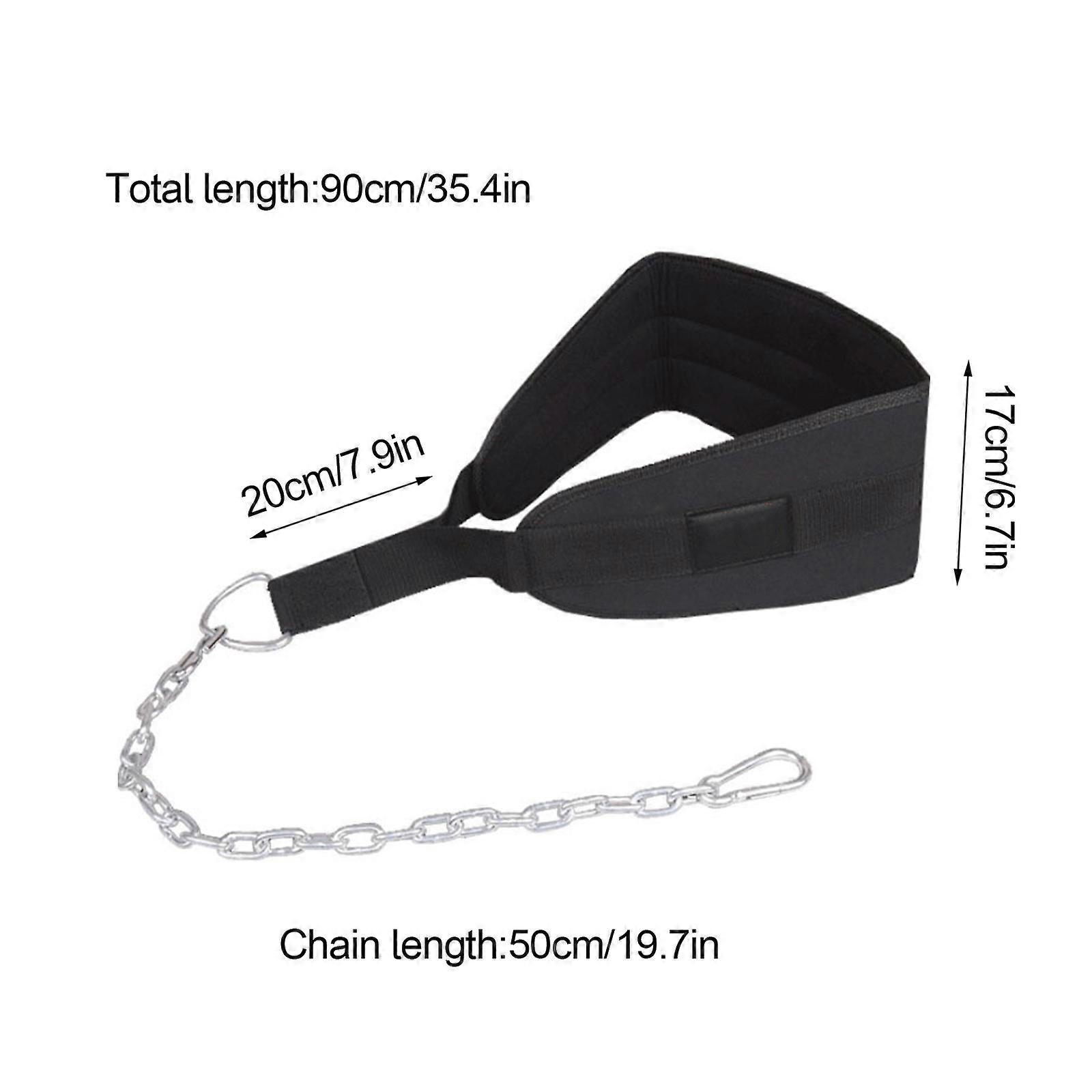 Seektop Weighted Pull Up Dip Belt With Chain (100kg Capacity)- Home Gym ...
