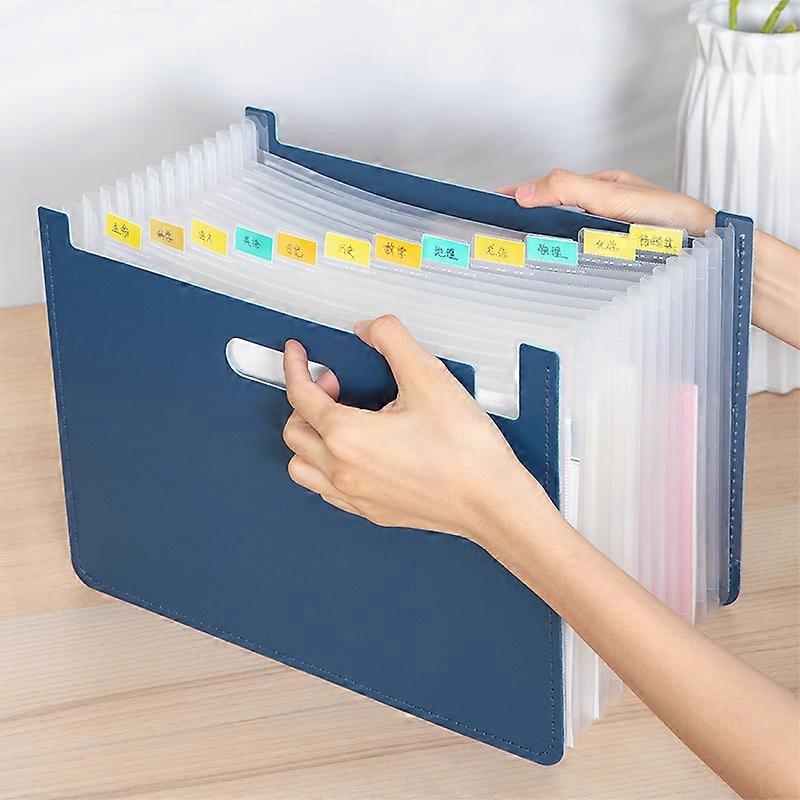 Student Multi-Layer Folders, Sorted Label Storage Box Organizer Bag ...