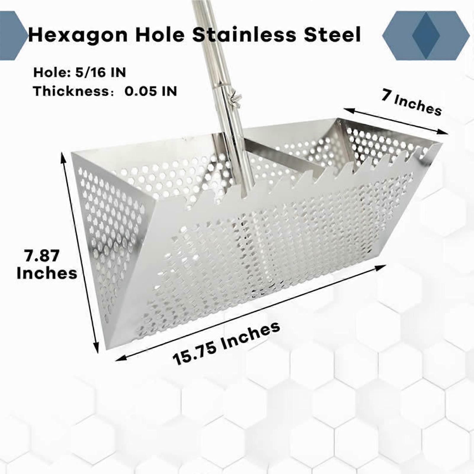 Stainless Steel Beach Sand Scoop Metal Detector Hunting Tool Sand Crab ...