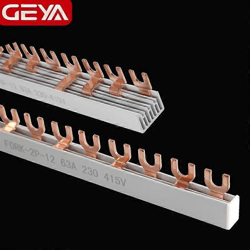 GEYA Copper Busbar for Circuit breaker PIN TYPE FORK TYPE MCB Connector ...
