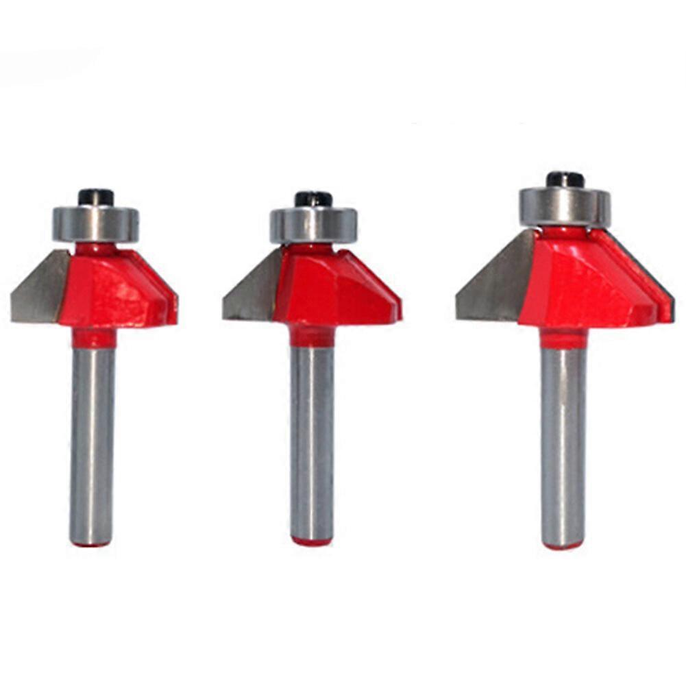 100% New Upgraded Woodworking Edge Forming Router Bit with 45 Degree ...
