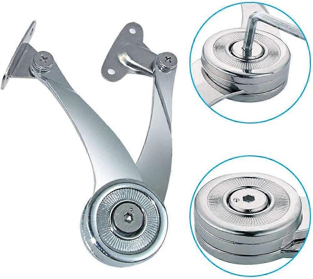 2 Pieces Folding Lid Support Hinges, Furniture Lift Up Flap Stay ...