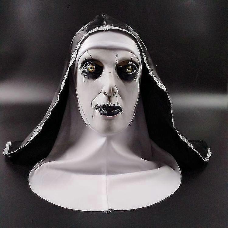 Scary Nun Mask Horror Props Halloween Costume Decors | Fruugo UK
