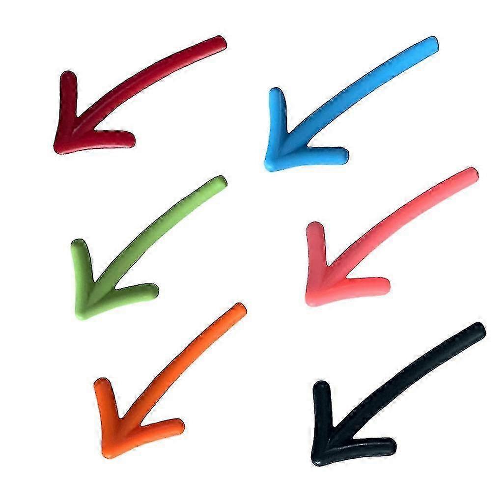 6pcs Fridge Magnet Arrow Magnetic Stickers Whiteboard Message Holder ...