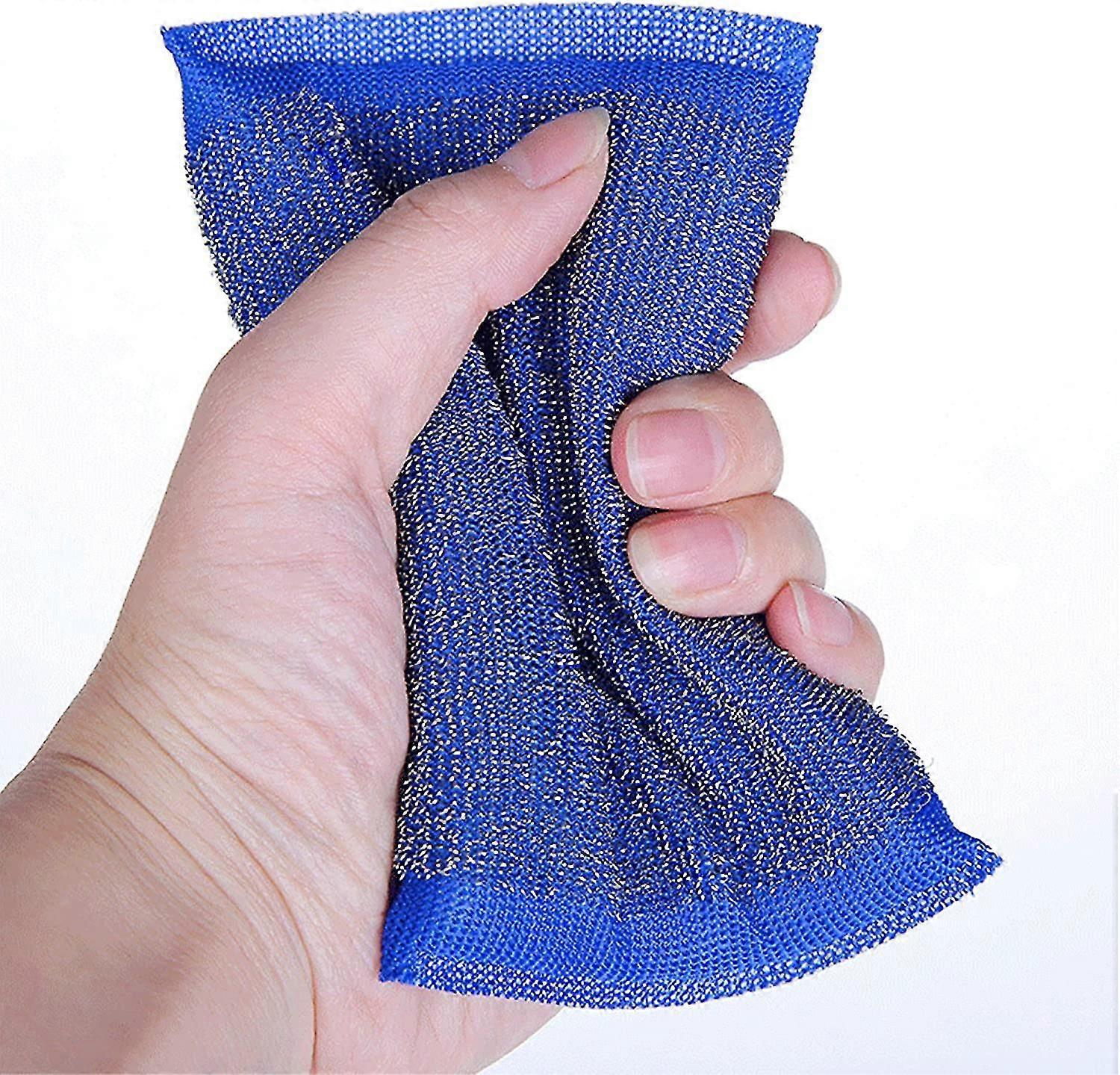 12 Piece Steel Scrub Sponges Dishwashing Sponges Multipurpose Heavy ...