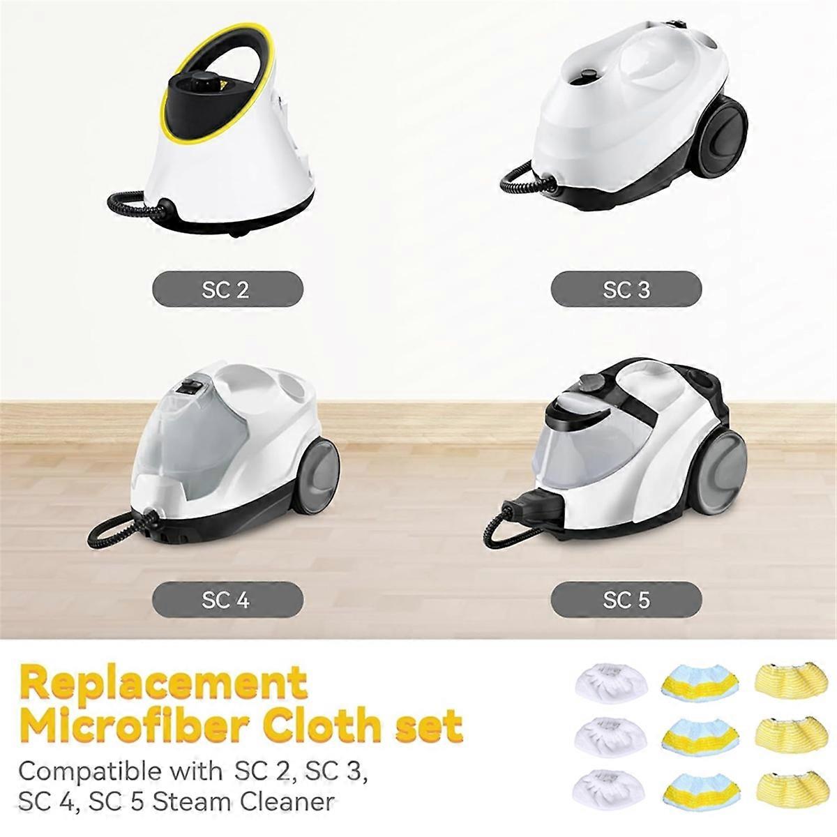 9PCS Steam Mop Cloths Cover for Karcher Easyfix SC2 SC3 SC4 SC5 Handheld Vacuum Cleaner Parts ...