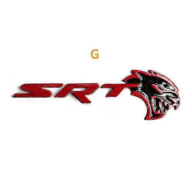 3D Metal Emblem Badge for Dodge Challenger Hellcat SRT - Side Fender ...