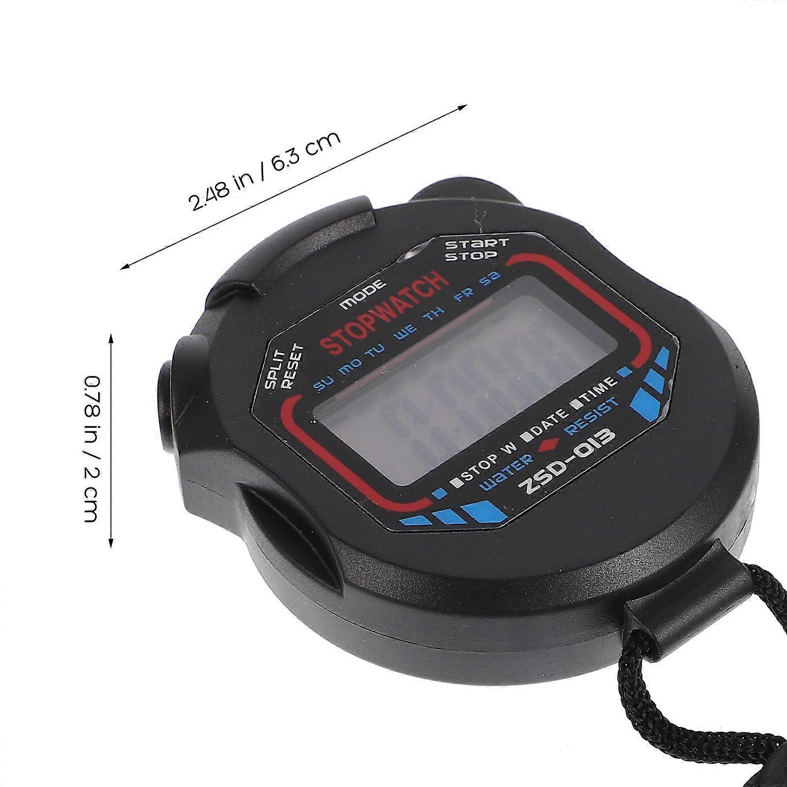Digital Professional Handheld Stopwatch Sports Chronograph Timer with ...
