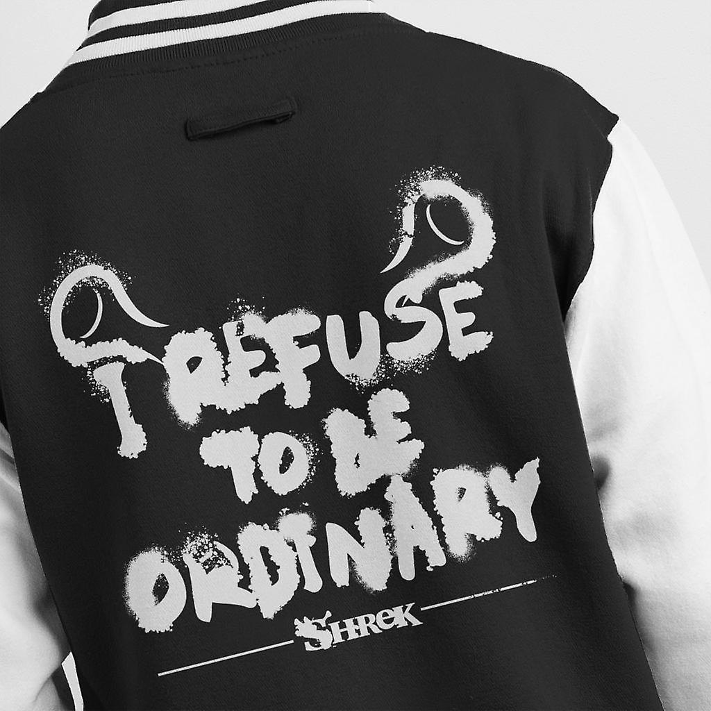 Shrek I Refuse To Be Ordinary Men's Varsity Jacket | Fruugo UK