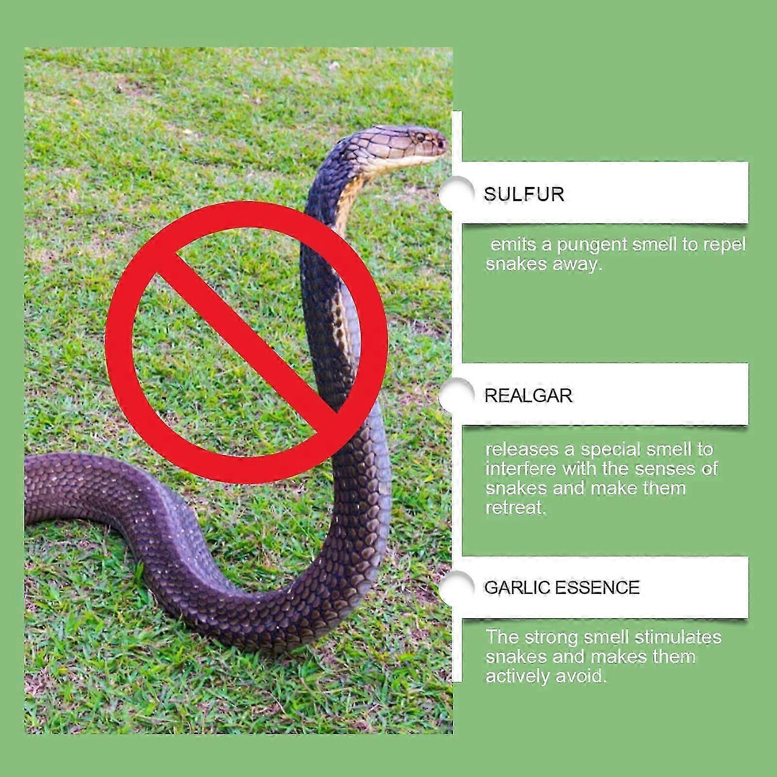 1-3X Snake Repellent for Powerful, 10 Pack Snakes Away Repellent ...