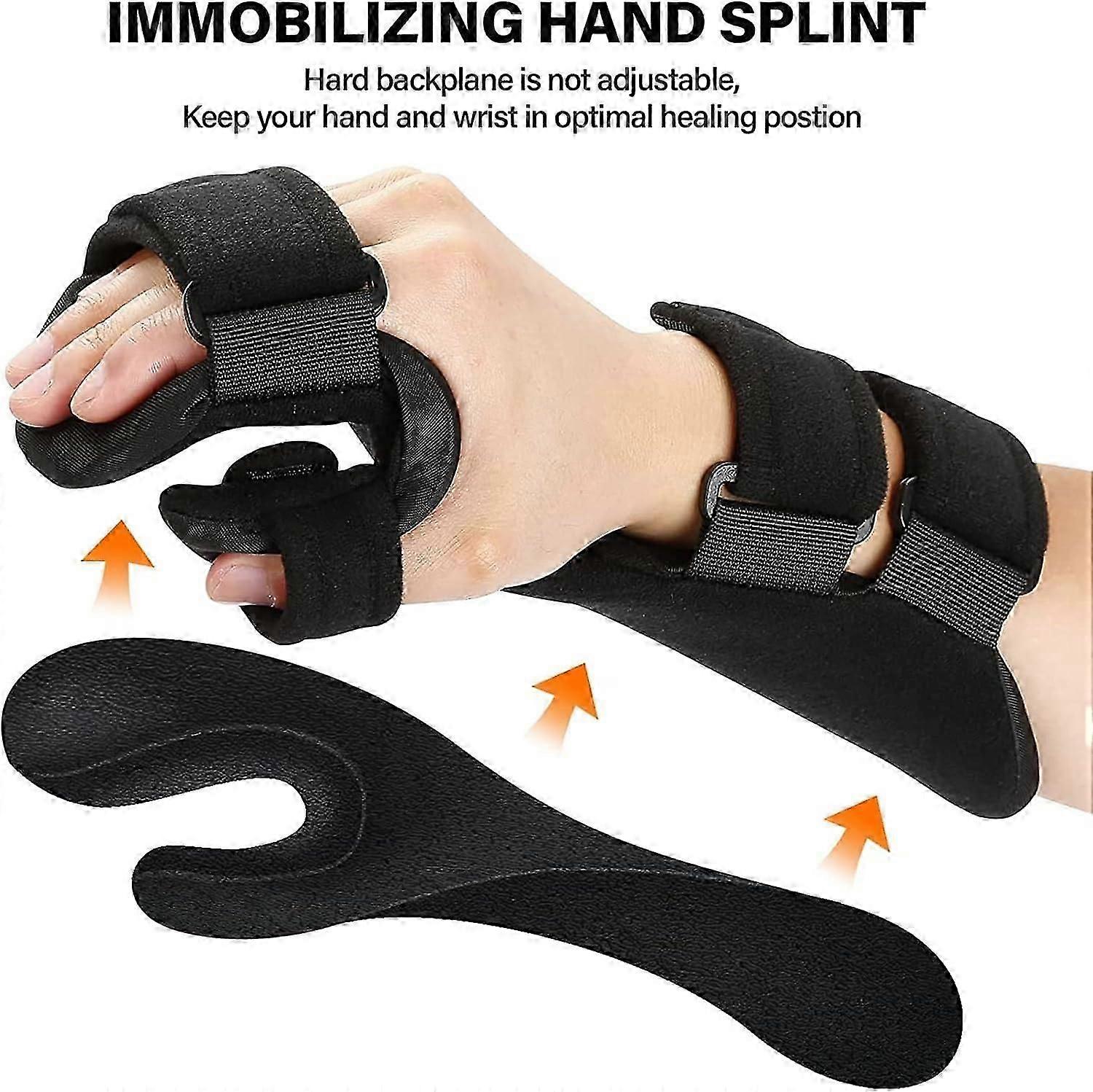 Stroke Resting Hand Splint, Night Hand Splint Support Immobilizer, Palm ...