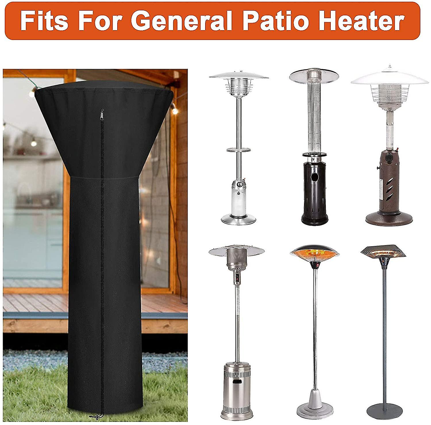 Patio Heater Cover - 420d Oxford Waterproof Gas Patio Heater Cover With ...