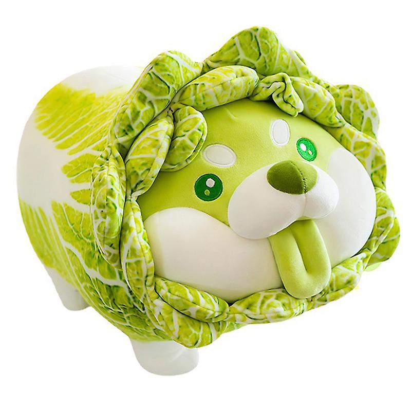 Cabbage Shiba Inu Dog Cute Vegetable Fairy Anime Plush Toy Fluffy ...