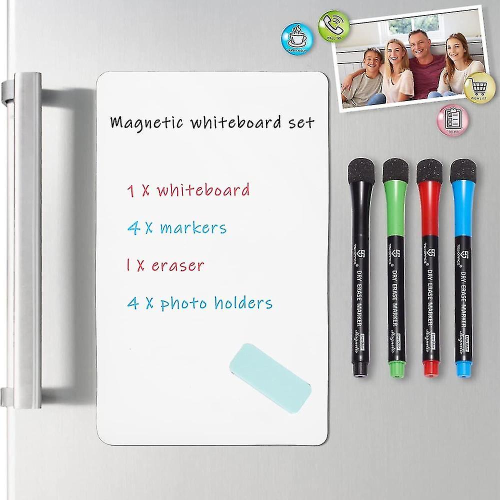 Magnetic Dry Erase Whiteboard Sheet - Small Magnet Fridge Message ...
