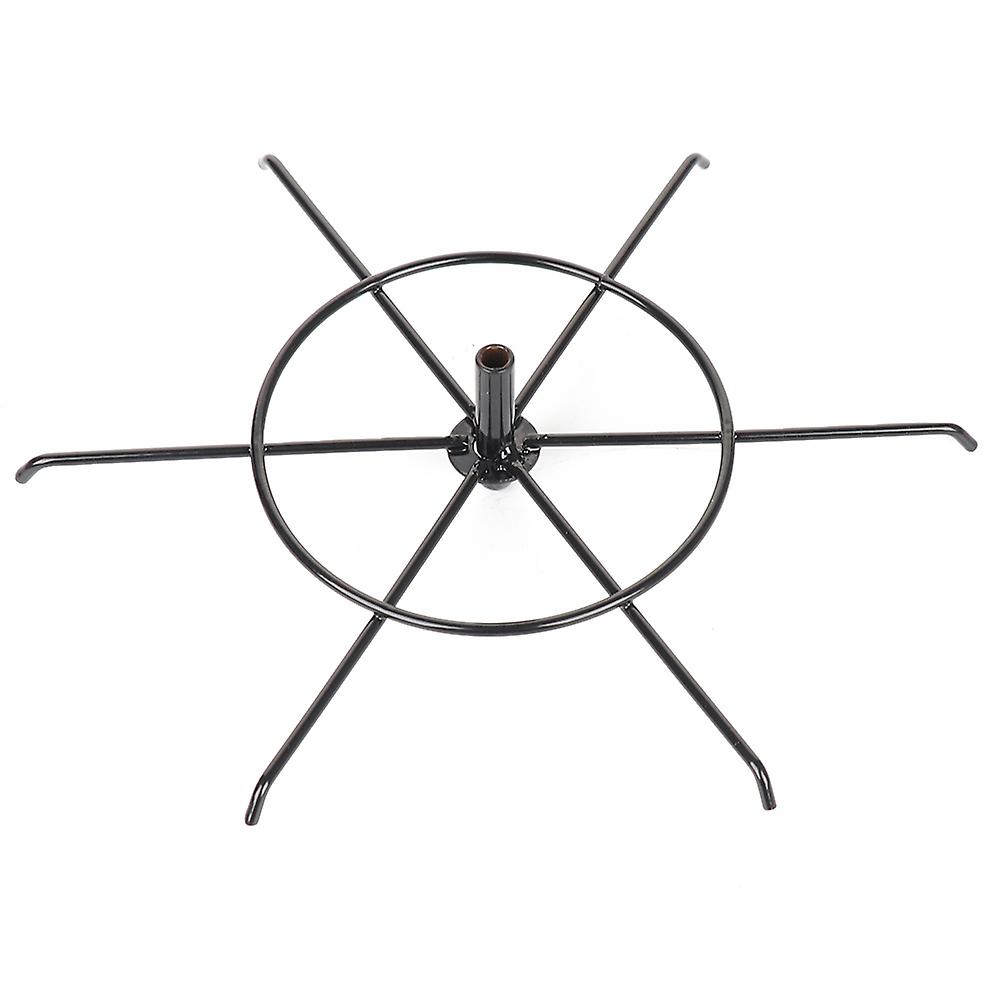 100% New 2 Tier Rotating Iron Rack Jewelry Keyring Display Hanger ...