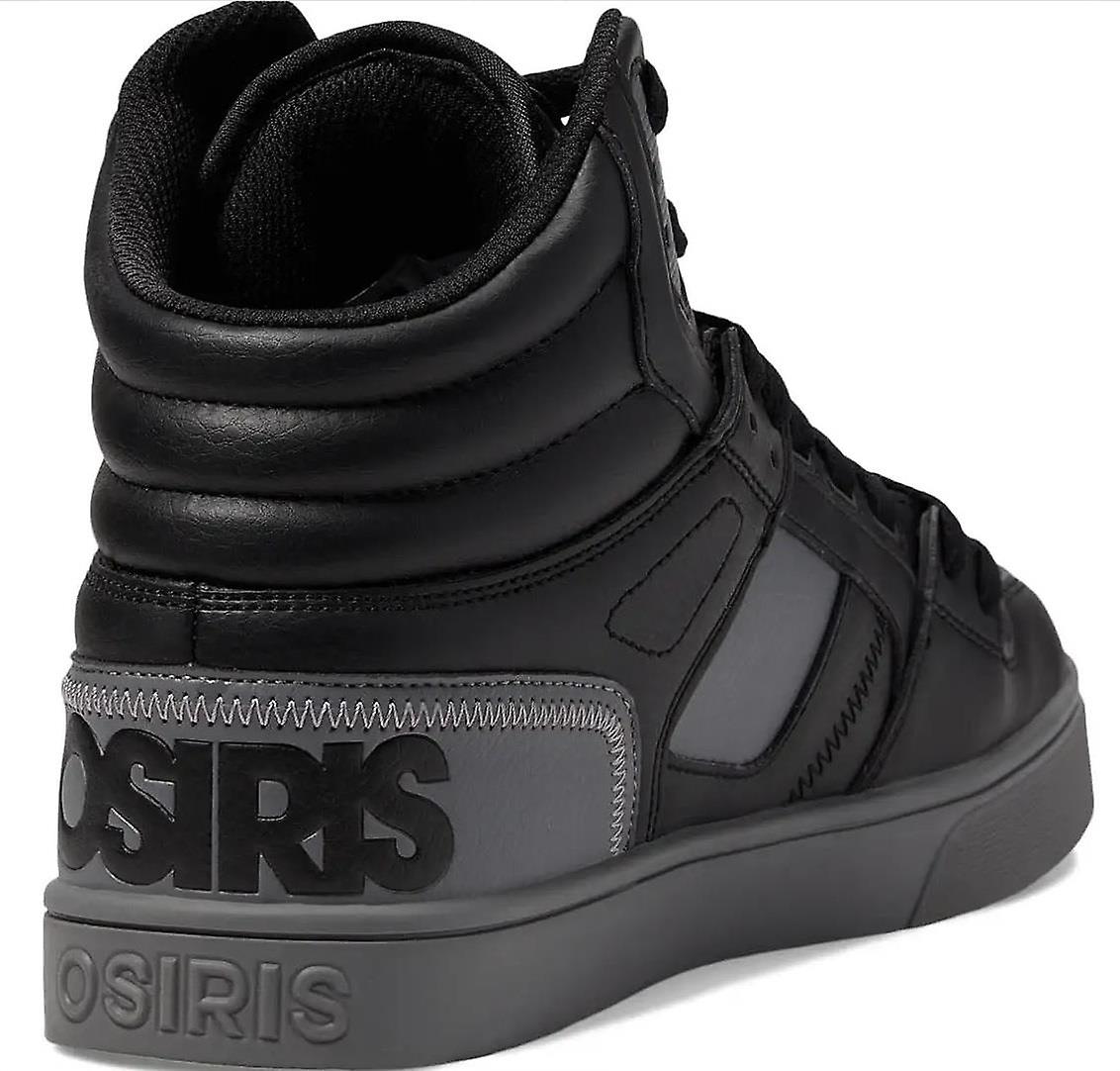 Osiris Clone Black Grey Grey Mens Hi Top Skate Trainers-9 | Fruugo UK