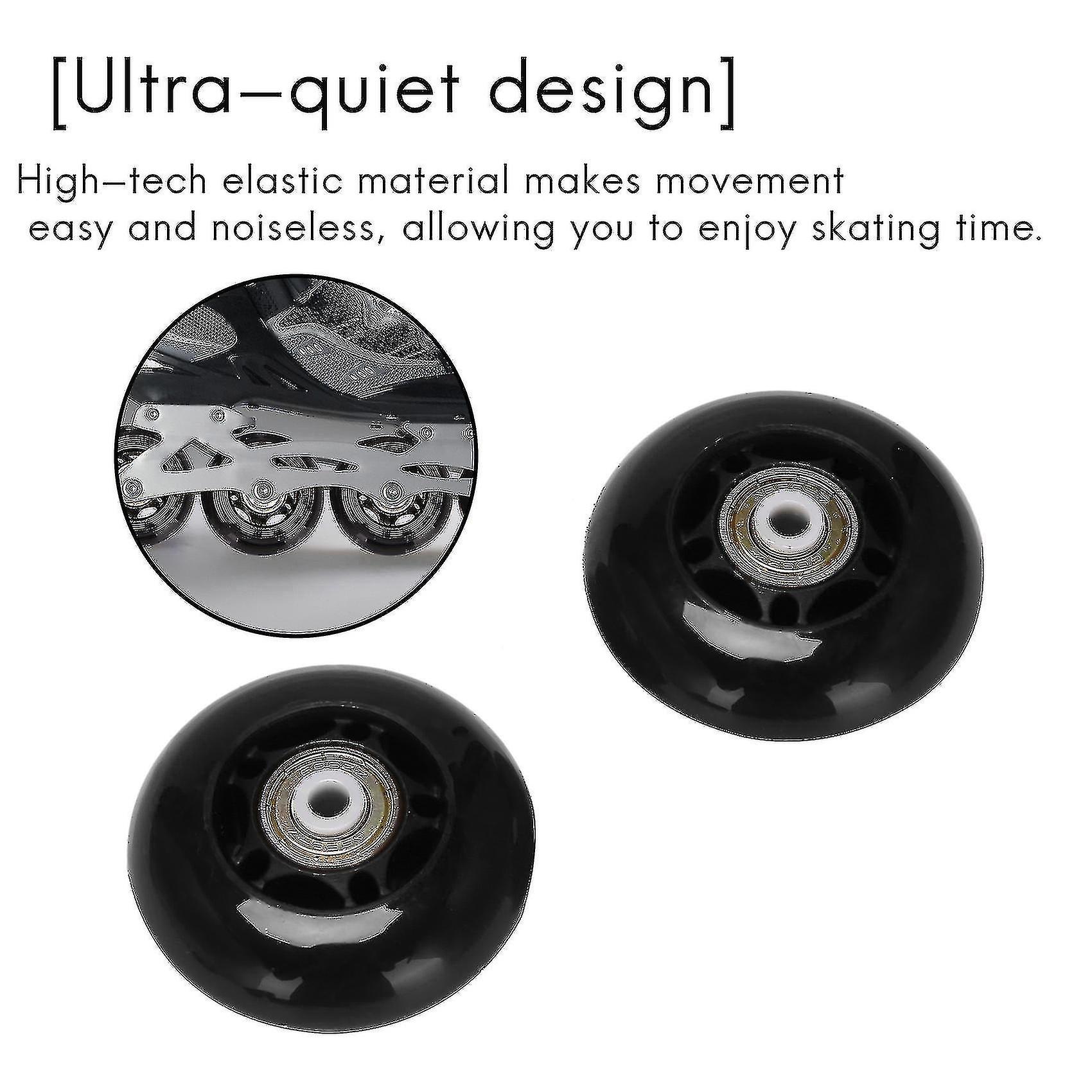 8 Pack Inline Skate Wheels, Indoor/outdoor Roller Skate Wheels ...