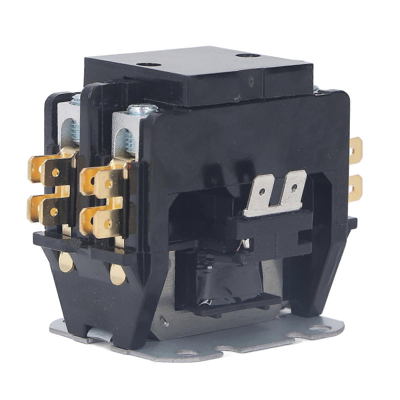 Air Conditioner Contactor 40 Amp 2 Pole Silver Alloy Contact Copper ...