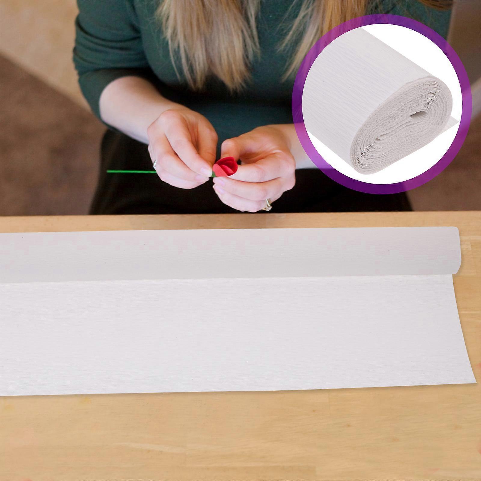 1 Roll Crepe Paper for Making Paper Flowers Gift Wrapping Floral ...