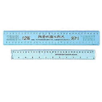 2pcs Ceramic Shrinkage Scale Set Plastic Soft Ruler DIY Ceramic Shaping ...