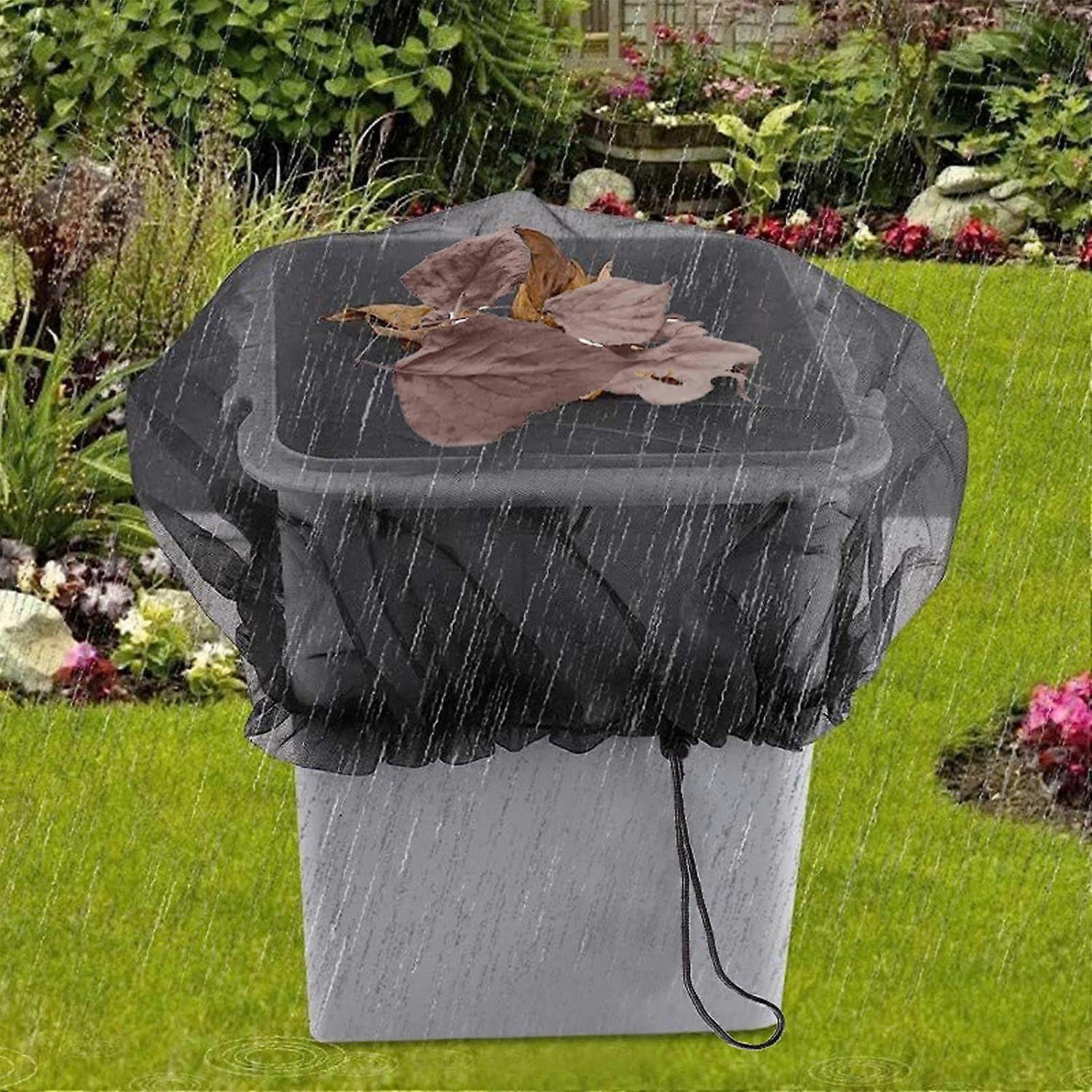 2 Pieces Rain Bucket Cover, Rain Barrel Net, Rain Cistern Net ...