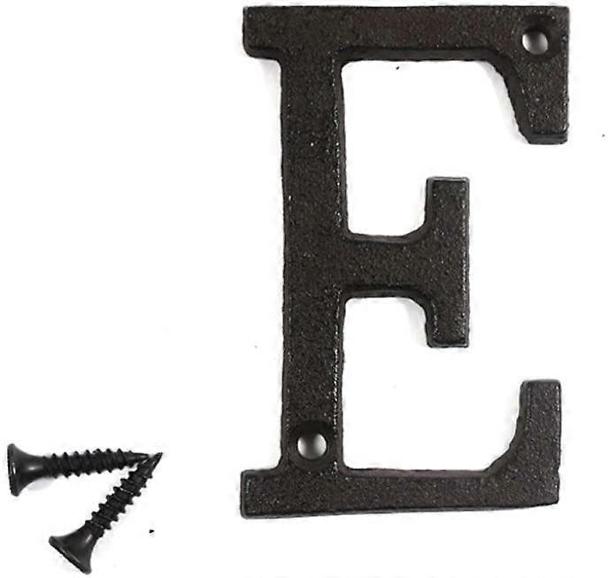 Dekorativ gjutjärn metall alfabet lista adress namn tecken bokstav ...