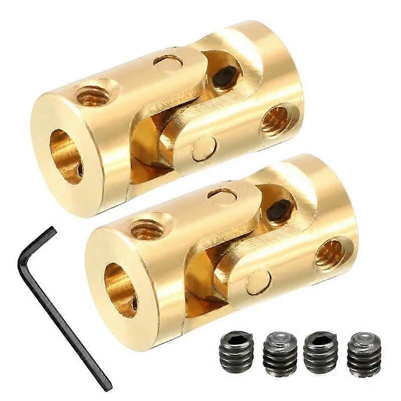 5/1Pcs 3mm Mini Coupling Brass Universal Joint Rc Boat Car Metal Cardan ...